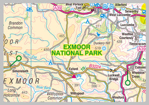 Exmoor National Park Map– I Love Maps
