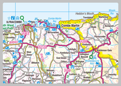 Exmoor National Park Map– I Love Maps