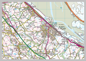 Flintshire County Map– I Love Maps