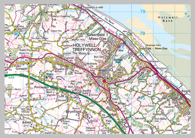Flintshire County Map– I Love Maps