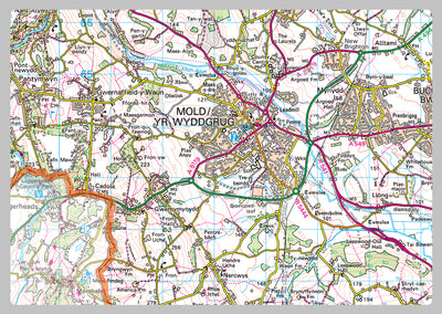 Flintshire County Map– I Love Maps