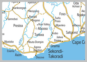 Ghana Road Map– I Love Maps