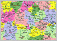 Detailed United Kingdom Political Wall Map– I Love Maps