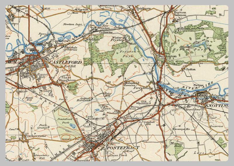 1920 Collection - Goole & Pontefract Ordnance Survey Map | I Love Maps