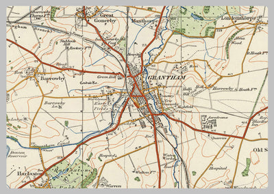 1920 Collection - Grantham Ordnance Survey Map– I Love Maps