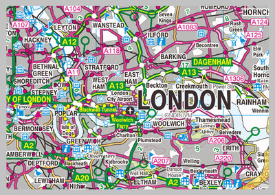 Greater London County Map– I Love Maps