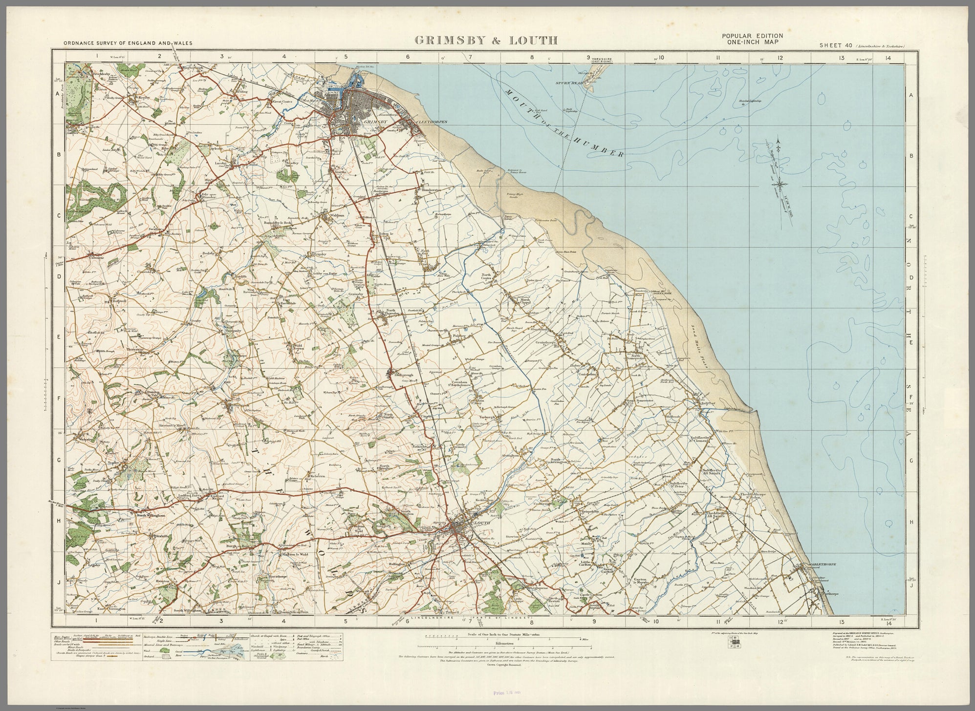 1920 Collection - Grimsby & Louth Ordnance Survey Map– I Love Maps