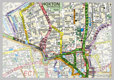 Hackney London Borough Map– I Love Maps