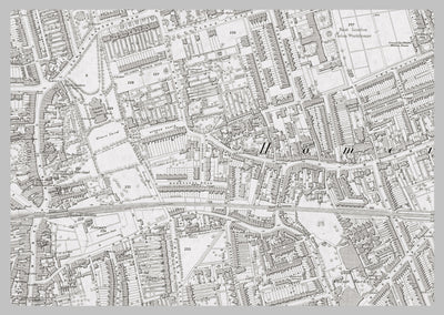 London 1872 Ordnance Survey Map - Sheet XIX - Hackney– I Love Maps
