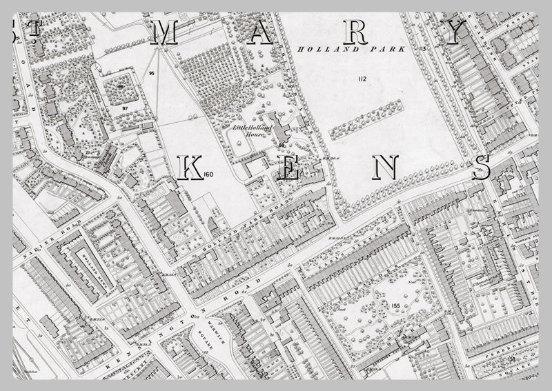 London 1872 Ordnance Survey Map - Sheet XLI - Hammersmith– I Love Maps