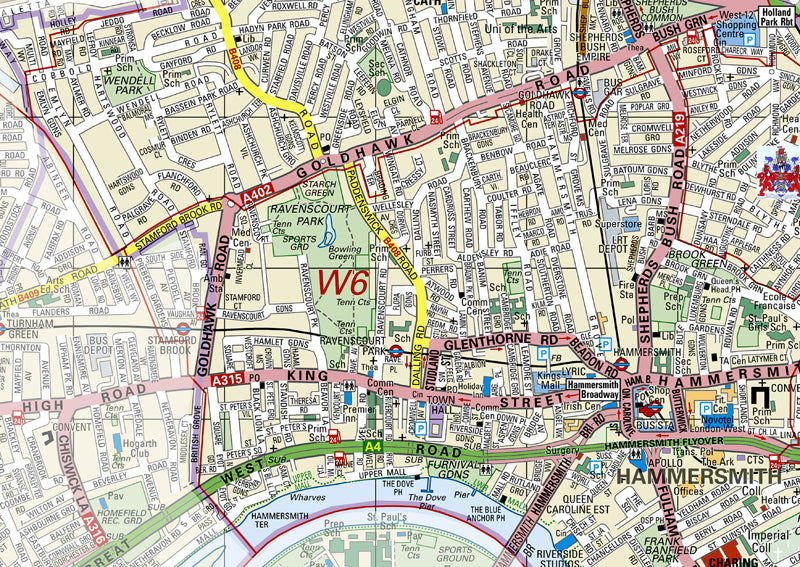 Hammersmith & Fulham London Borough Map– I Love Maps