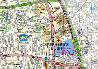 Hammersmith & Fulham London Borough Map– I Love Maps