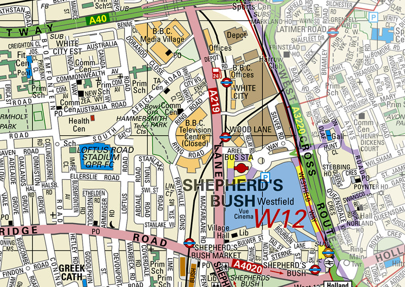 Hammersmith & Fulham London Borough Map– I Love Maps