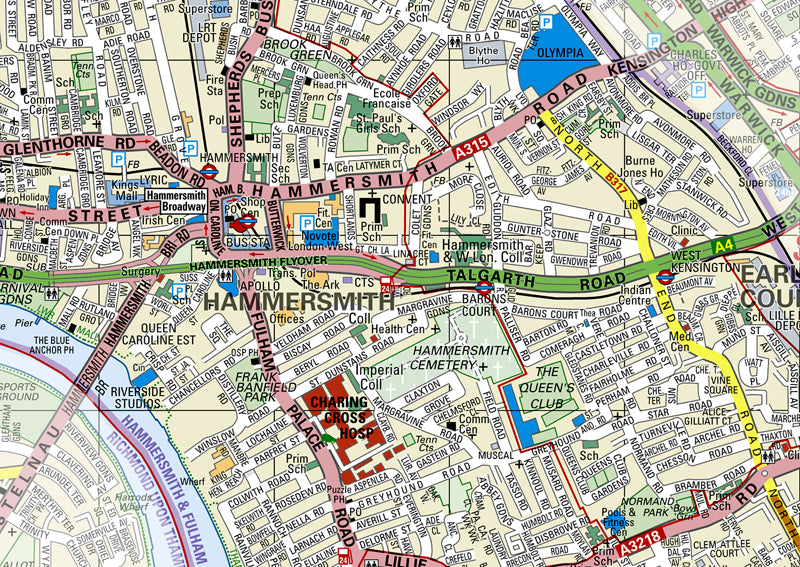 Hammersmith & Fulham London Borough Map– I Love Maps