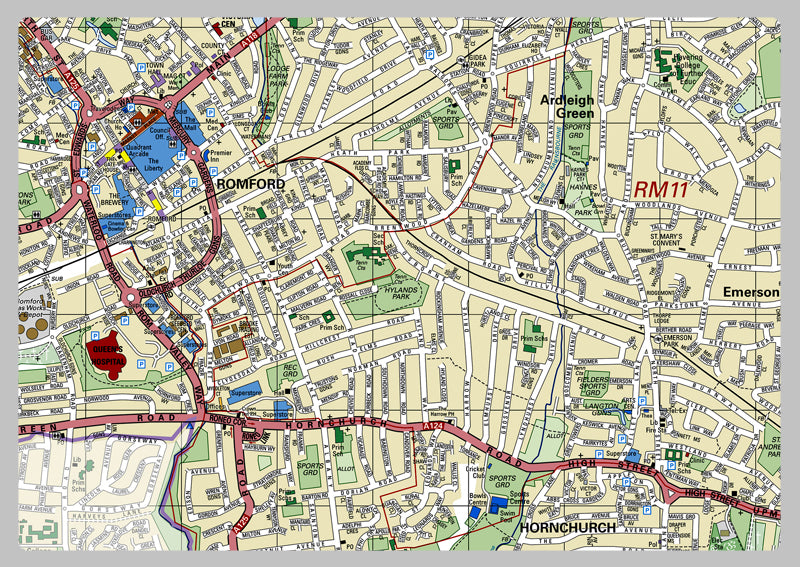 Havering London Borough Map– I Love Maps