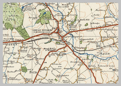 1920 Collection - Hertford & Bishop's Stortford Ordnance Survey Map– I ...