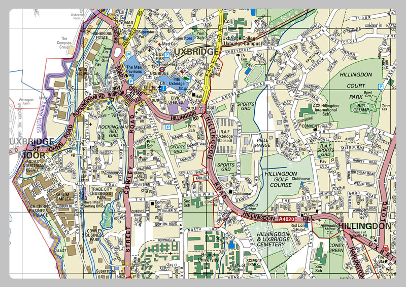 Hillingdon London Borough Map– I Love Maps