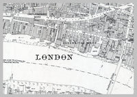 1916 Holborn (London) Ordnance Survey Map– I Love Maps