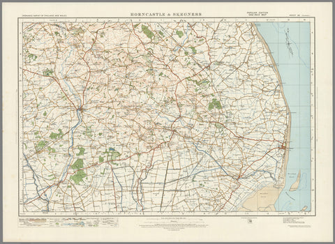 1920 Collection - Horncastle & Skegness Ordnance Survey Map | I Love Maps