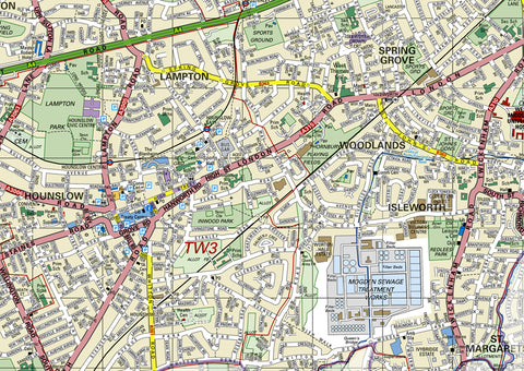 Hounslow London Borough Map | I Love Maps