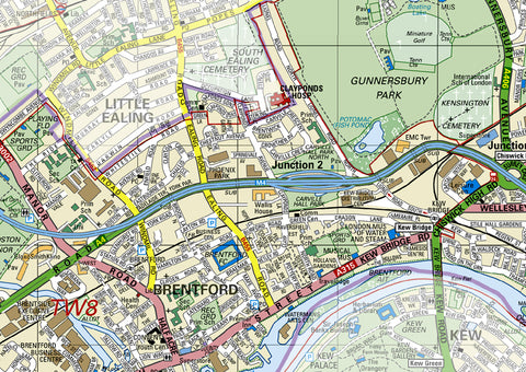 Hounslow London Borough Map | I Love Maps