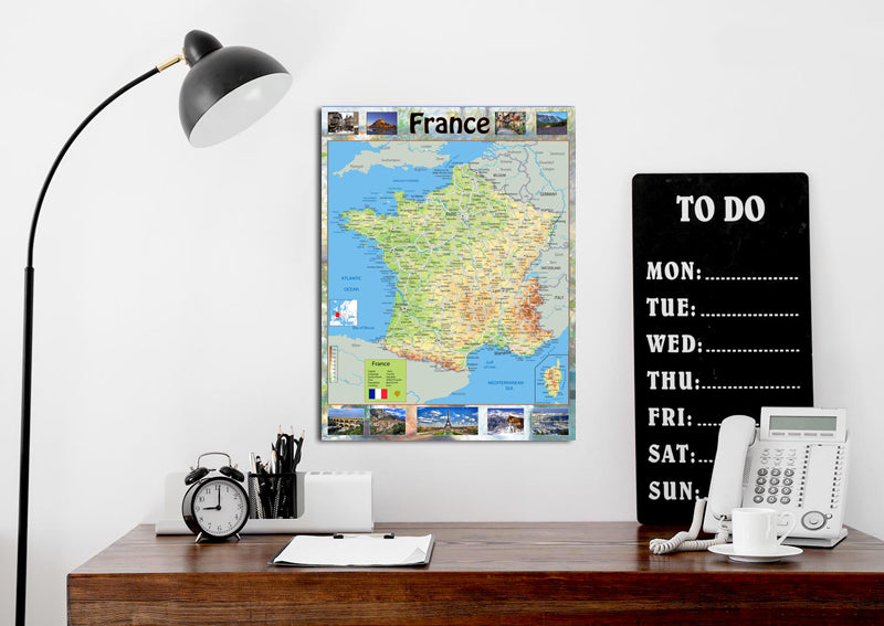 Illustrated Map of France | I Love Maps