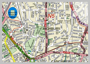 Islington London Borough Map– I Love Maps