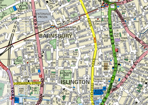 Islington London Borough Map– I Love Maps