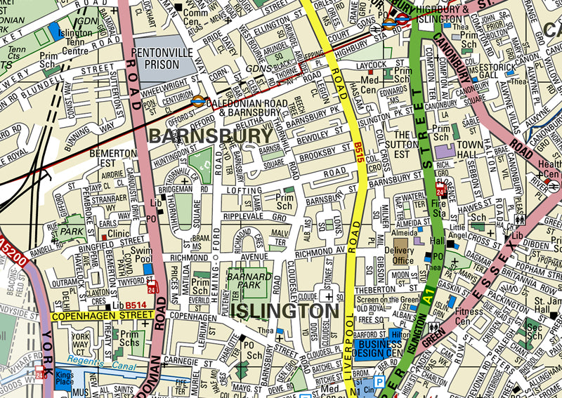 Islington London Borough Map– I Love Maps