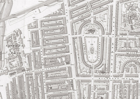 London 1872 Ordnance Survey Map - Sheet XVII - Islington | I Love Maps