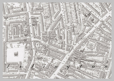 London 1872 Ordnance Survey Map - Sheet XVII - Islington– I Love Maps