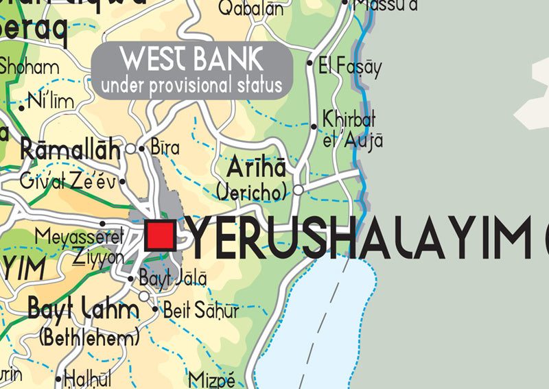 Illustrated Map of Israel | I Love Maps