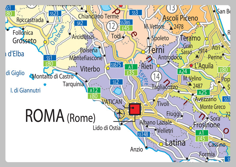 Italy Political Map– I Love Maps