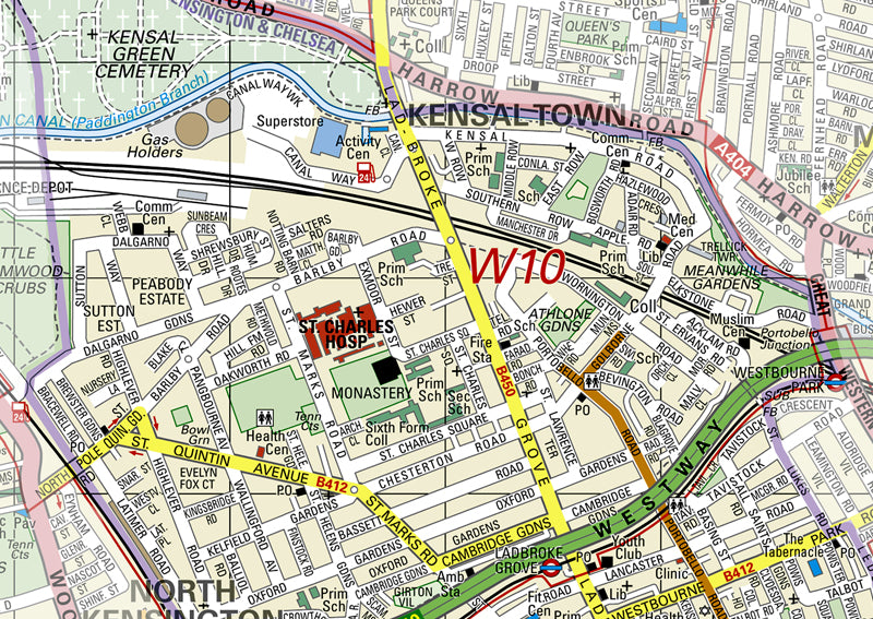 Kensington & Chelsea London Borough Map | I Love Maps