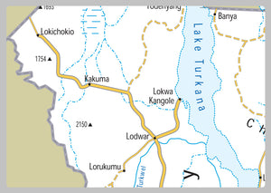 Kenya Road Map– I Love Maps