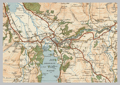 1920 Collection - Keswick & Ambleside Ordnance Survey Map– I Love Maps