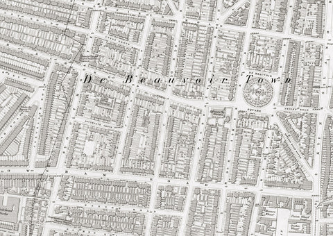 London 1872 Ordnance Survey Map - Sheet XVIII - Kingsland | I Love Maps