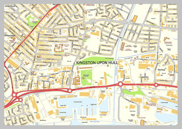 Kingston upon Hull Street Map– I Love Maps
