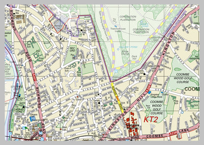 Kingston upon Thames London Borough Map– I Love Maps