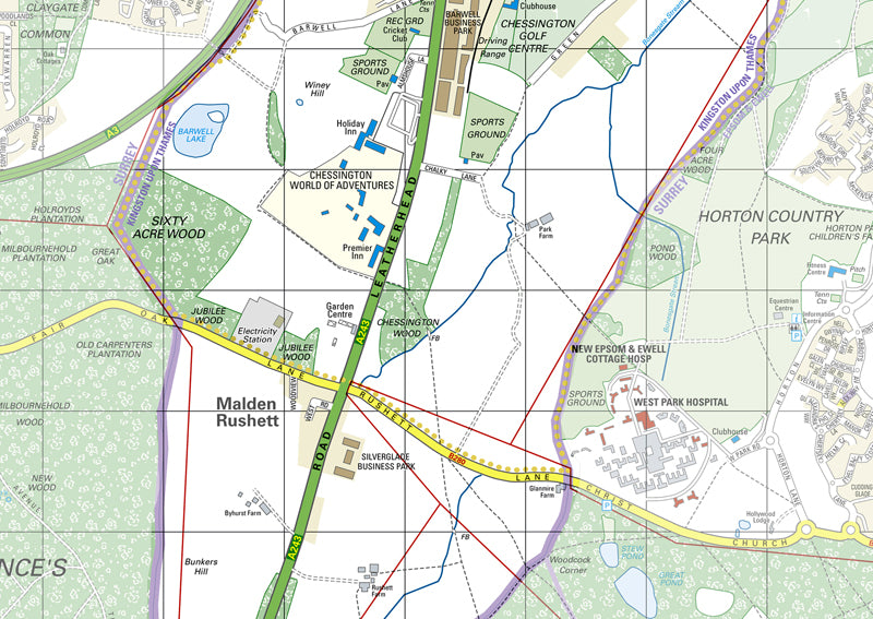 Kingston upon Thames London Borough Map– I Love Maps