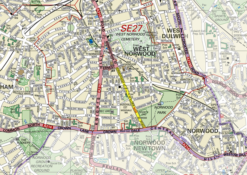 Lambeth London Borough Map– I Love Maps