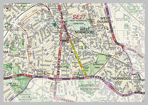 Lambeth London Borough Map– I Love Maps