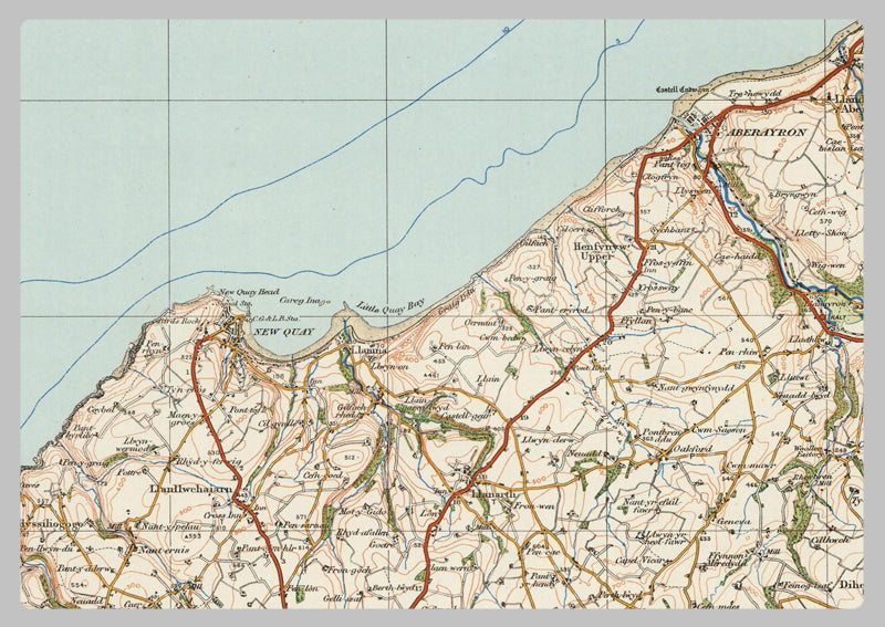 1920 Collection - Lampeter Ordnance Survey Map | I Love Maps