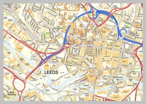Leeds Street Map– I Love Maps