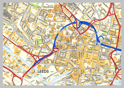 Leeds City Centre Street Map– I Love Maps