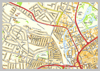 Leicester City Centre Street Map– I Love Maps