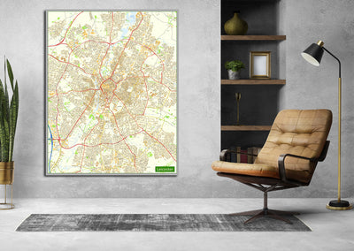 Leicester City Centre Street Map– I Love Maps