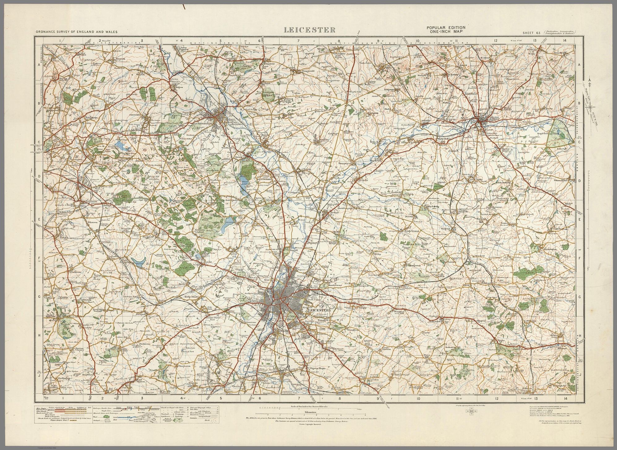1920 Collection - Leicester Ordnance Survey Map– I Love Maps