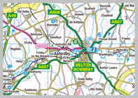 Leicestershire County Map– I Love Maps