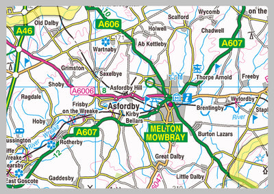 Leicestershire County Map– I Love Maps